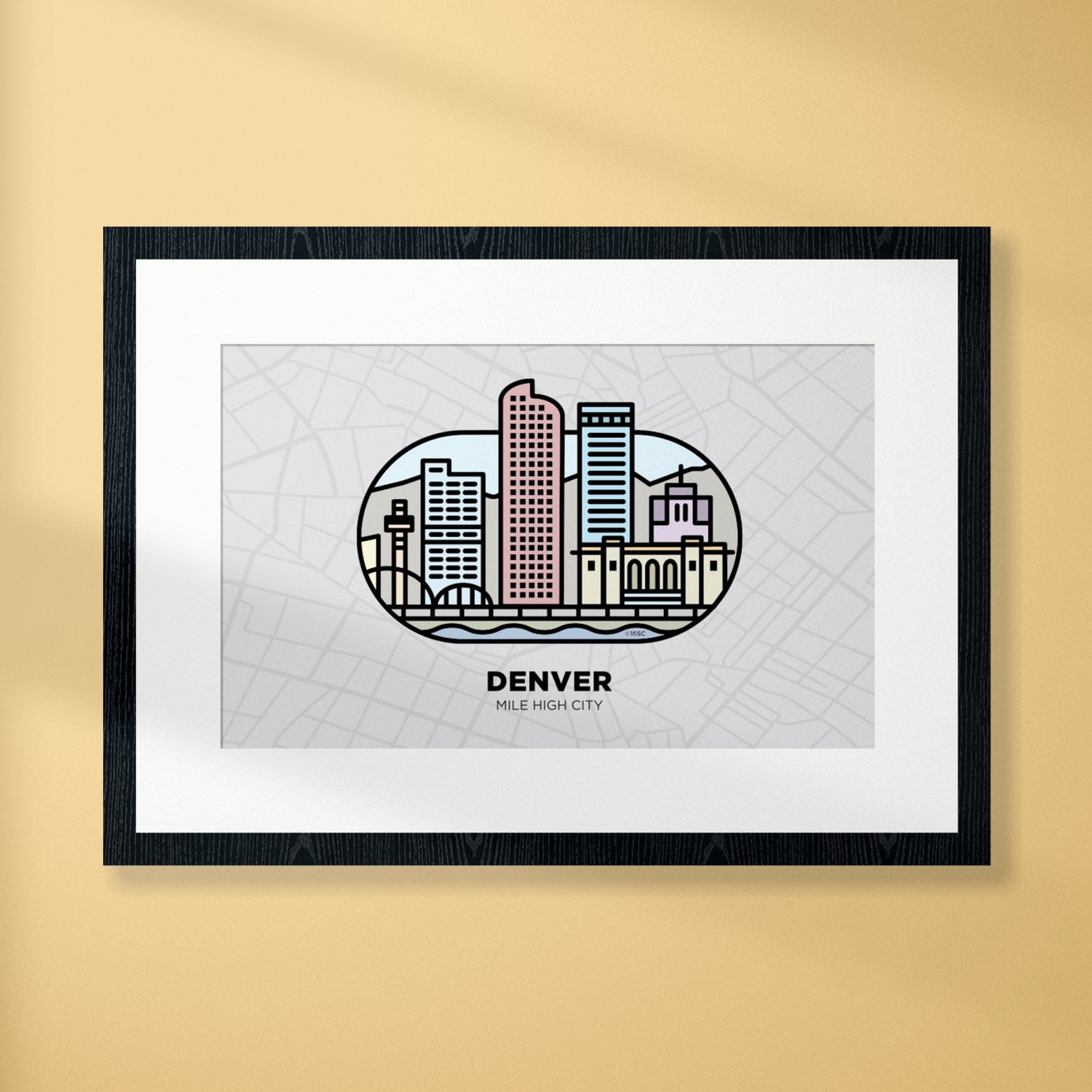 Denver - Framed Art - Simple City Co.